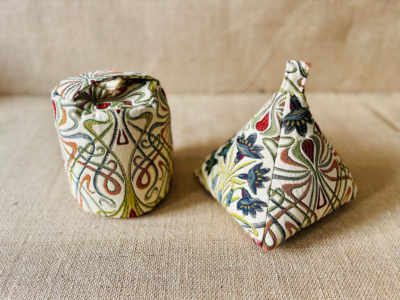 Art Nouveau Embroidered Door Stop - Boho Home Decor | Green Bee – Green ...
