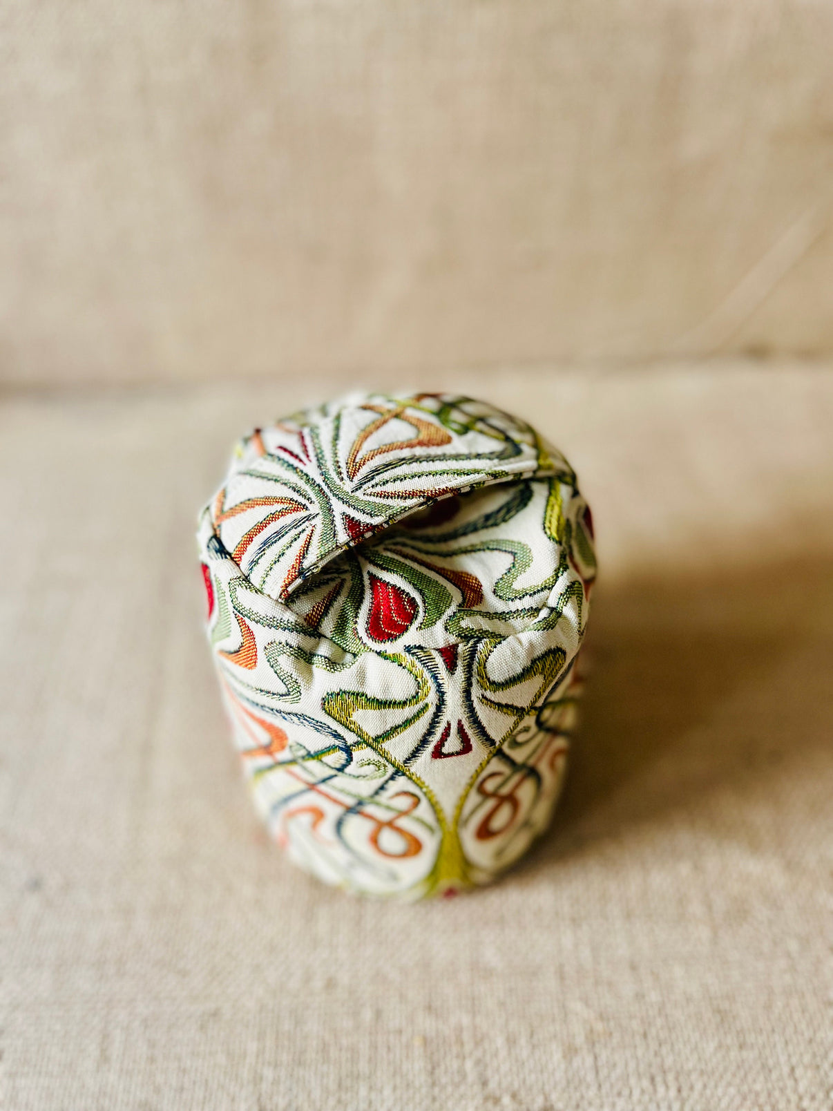Art Nouveau Embroidered Door Stop - Boho Home Decor | Green Bee – Green ...