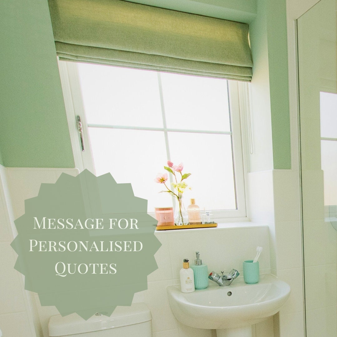 Custom Made Roman Blinds - Any Fabric, Any Size – Green Bee Interiors